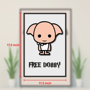 Dobby 3D Wall Art | Pop Frame | India